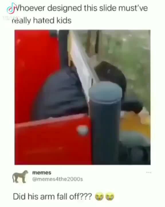 EyVhoever designed this slide must've really hated kids rt memes ...