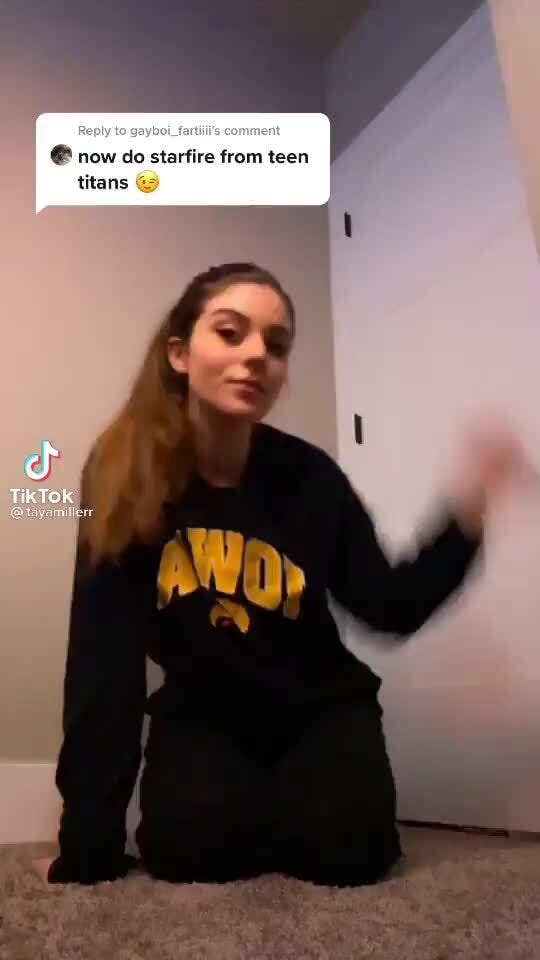 Now do starfire from teen titans TikTok - iFunny