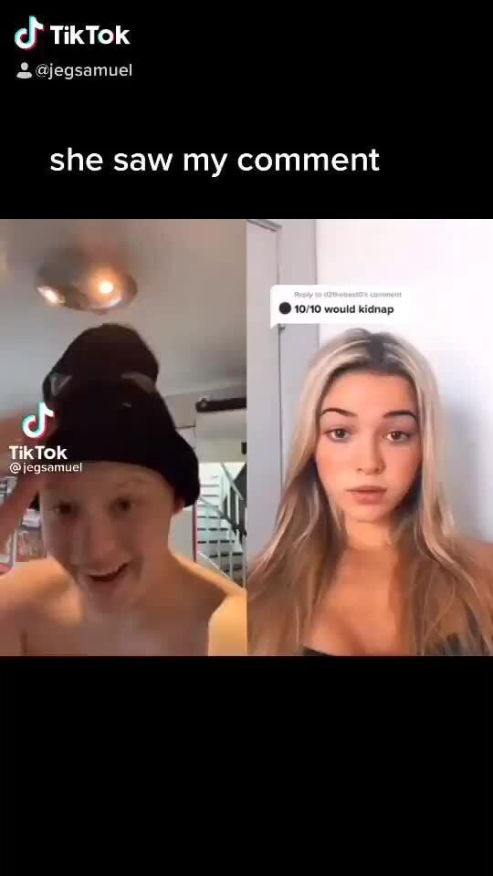 TikTok ajegeamuel she saw my comment fin Tok @jegsamuel - iFunny