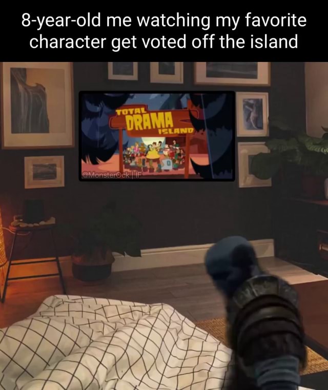 8-year-old me watching my favorite character get voted off the island ...