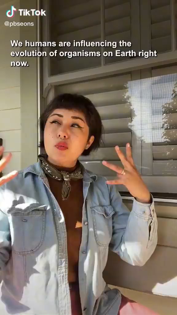 PBS Eons: How Humans Influence Evolution - TikTok @pbseons We humans ...