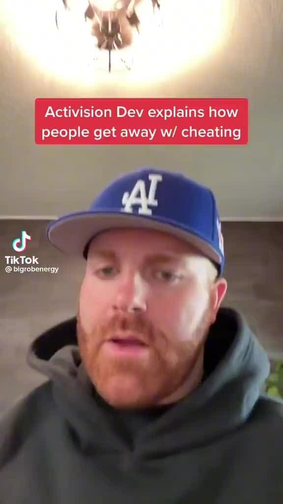Activision Dev explains how people get away w/ cheating Al cf TikTok ...