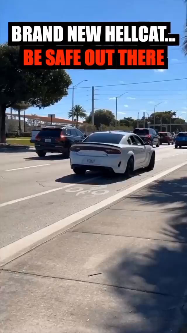 BRAND NEW HELLCAT.. RE OUT THERE - iFunny