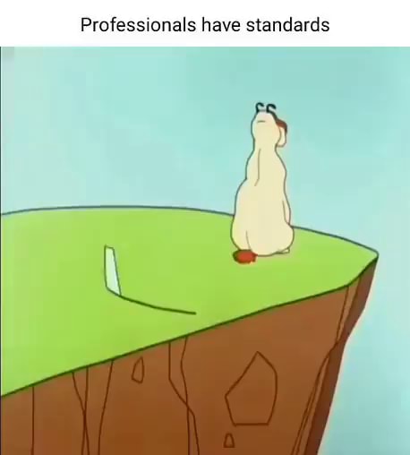 Professionals have standards - iFunny