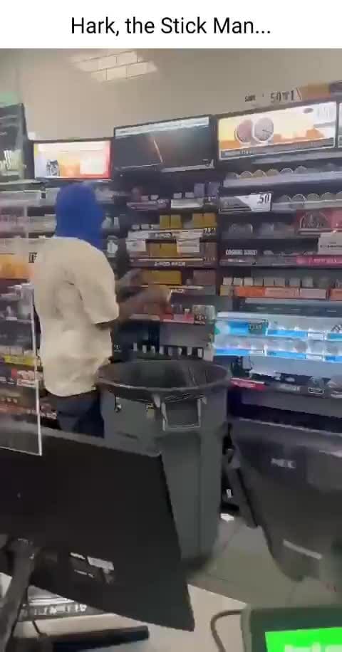 Hark, the Stick Man... - iFunny