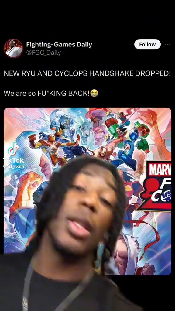 @ Fighting-Games Daily @FGC Daily NEW RYU AND CYCLOPS HANDSHAKE DROPPED ...