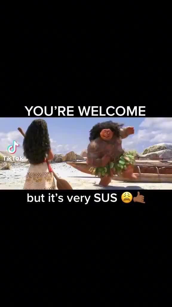 YOU'RE WELCOME TikTok but it's very SUS - iFunny