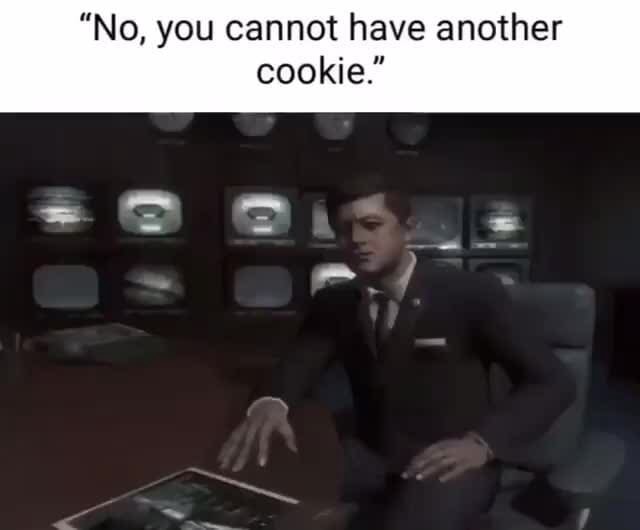 "No, you cannot have another cookie." - iFunny