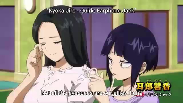 Kyoka Jiro - Quirk Earphone - iFunny