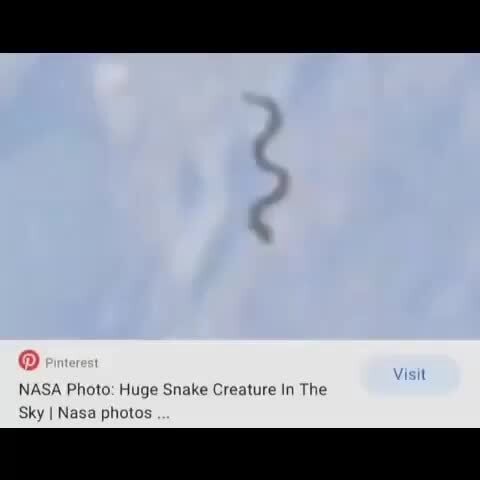 NASA Photo: Huge Snake Creature In The Sky I Nasa photos - iFunny