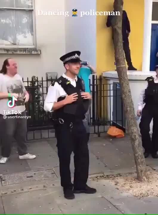 Tik TOK Dancing policeman - iFunny