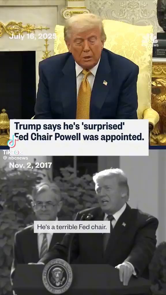 Trump says he's 'surprised' Sed Chair Powell was appointed. Nov. 2, Fed ...