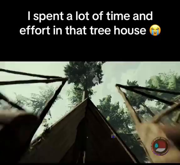 Spent a lot of time and effort in that tree house - iFunny