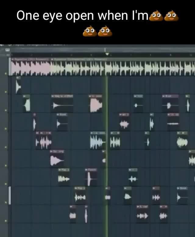 One eye open when I'm# ww - iFunny
