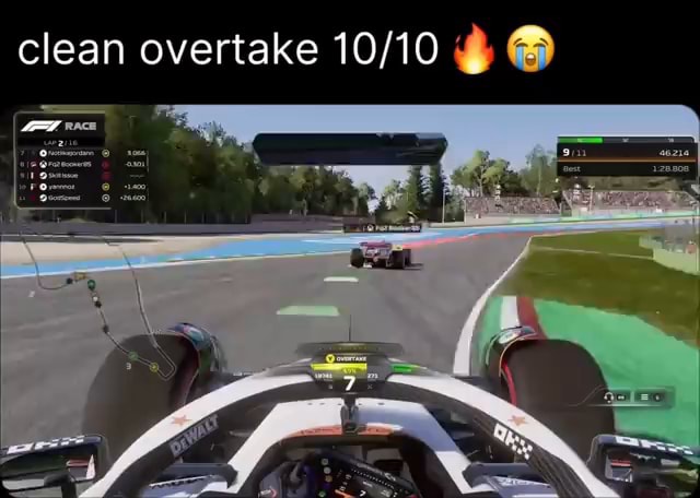 Clean overtake - iFunny