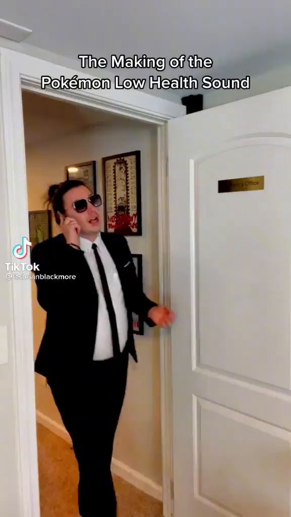 The Making of the Pokemon Low Health Sound TikTok lalas marc - iFunny