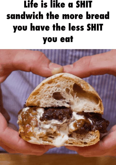 Lite is like a SHIT sandwich the more bread you have the less SHIT you ...