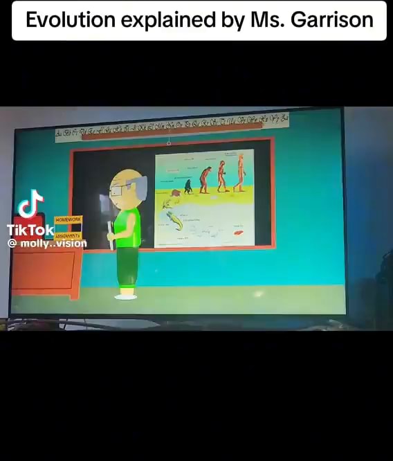 Evolution explained by Ms. Garrison I - iFunny