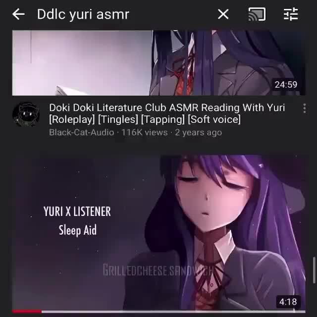 Ddlc yuri asmr xX 2459 Doki Doki Literature Club ASMR Reading With Yuri ...