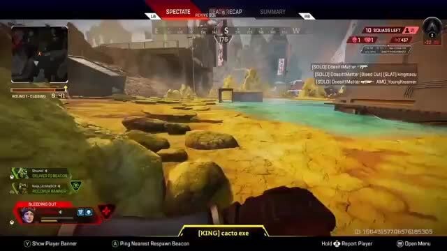 10 SQUADS LEFT tter [Bleed Out] [SLAT] kingmaou caver AS Ninja Uoinasa7 ...