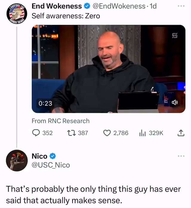 End Wokeness @EndWokeness: Id Self awareness: Zero From RNC Research ... End Wokeness @EndWokeness: Id Self awareness: Zero From RNC Research ...