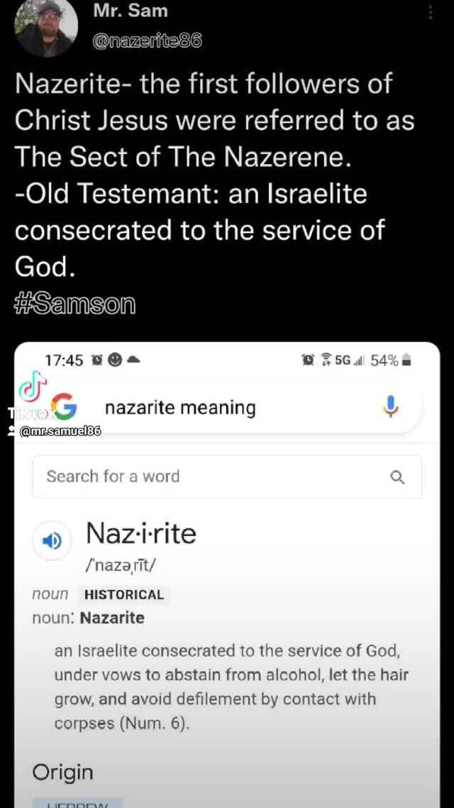 Nazerite- the first followers of Christ Jesus were referred to as The ... Nazerite- the first followers of Christ Jesus were referred to as The ...