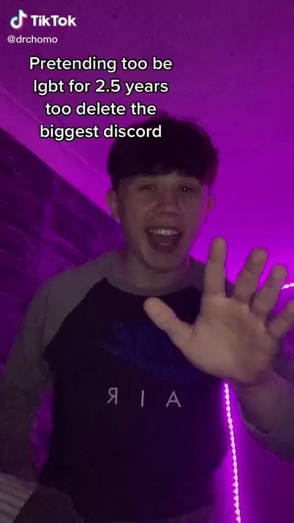 TikTok @drchomo Pretending too be Igbt for 2.5 years too delete the ...