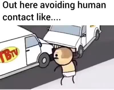 Out here avoiding human contact like.... - iFunny