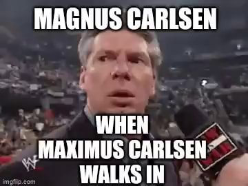 MAGNUS CARLSEN WHEN MAXIMUS GARISEN~ WALKS IN - iFunny