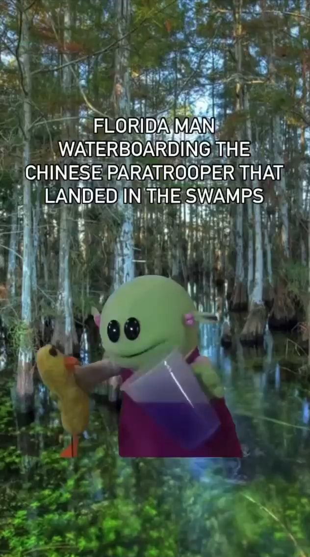 FLORIDA,MAN WATERBOARDING THE CHINESE PARATROOPER THAT LANDED IN THE ...