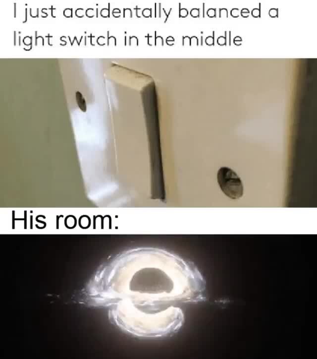 Ever wondered what would happen? - I just accidentally balanced a light ...