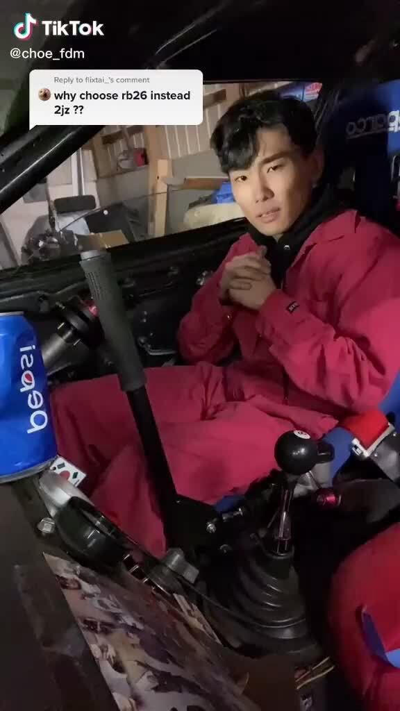 TikTok @choe_fdm @ why choose rb26 instead mS XX - iFunny