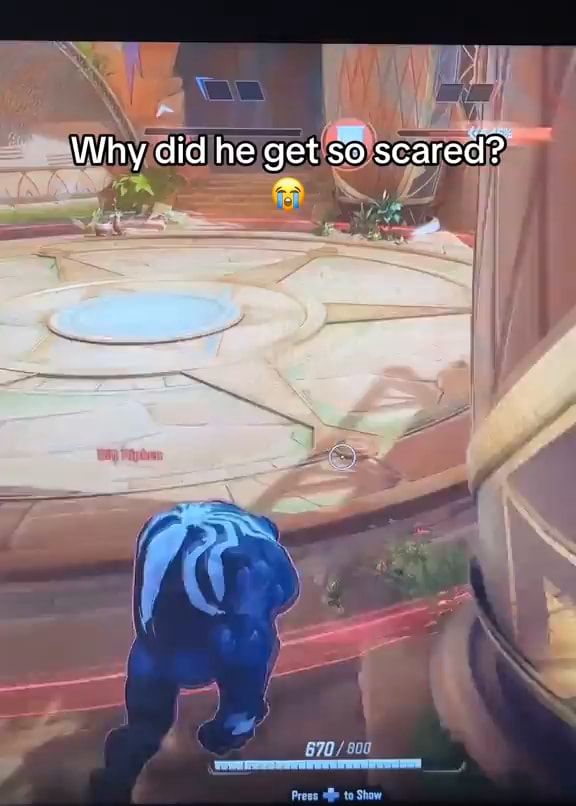 Why did he get so scared? Press to Show - iFunny