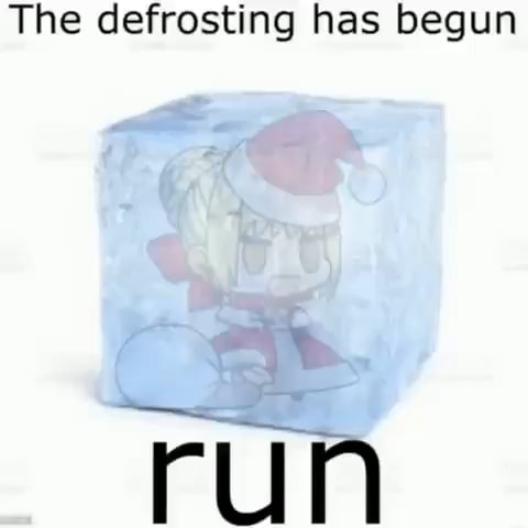 The defrosting has begun run - iFunny Brazil