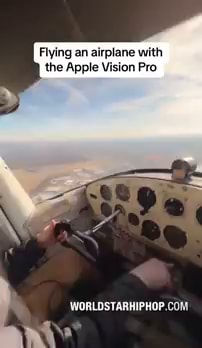 Flying an airplane with the Apple Vision Pro - iFunny