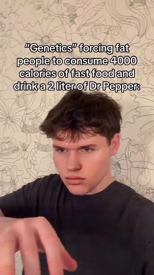 SS "Genetics" forcing fat people to consume 4000 calories of fast food ...