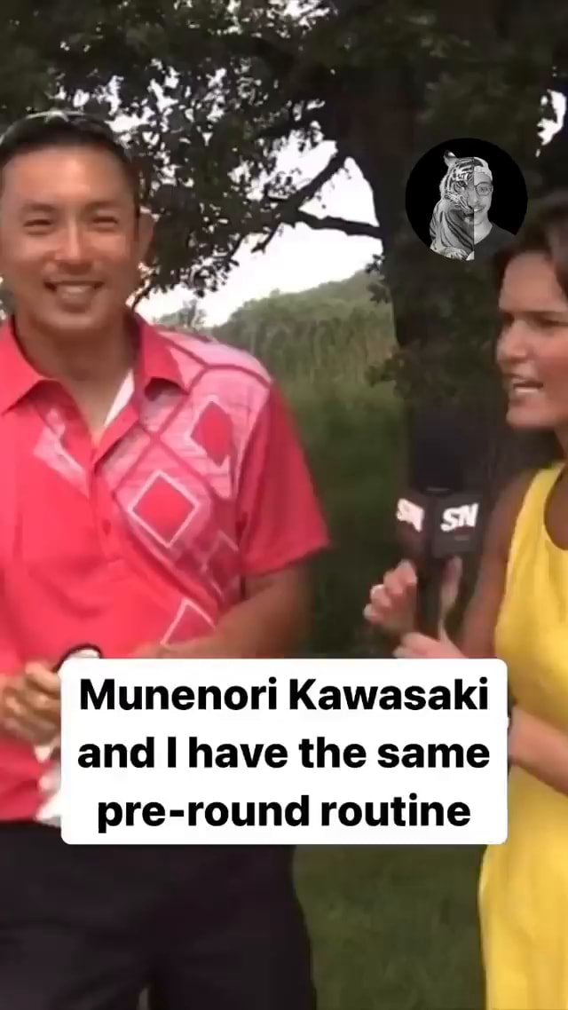 Ss Munenori Kawasaki and I have the same ~ pre-round routine - iFunny