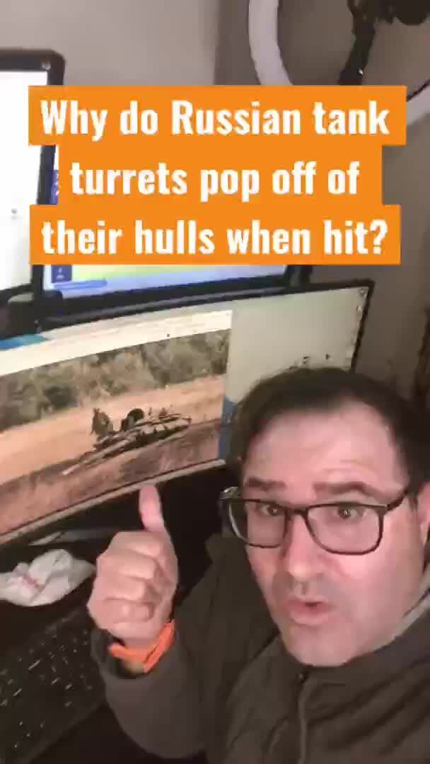 Why do Russian tank turrets pop off of their hulls when hit? - iFunny