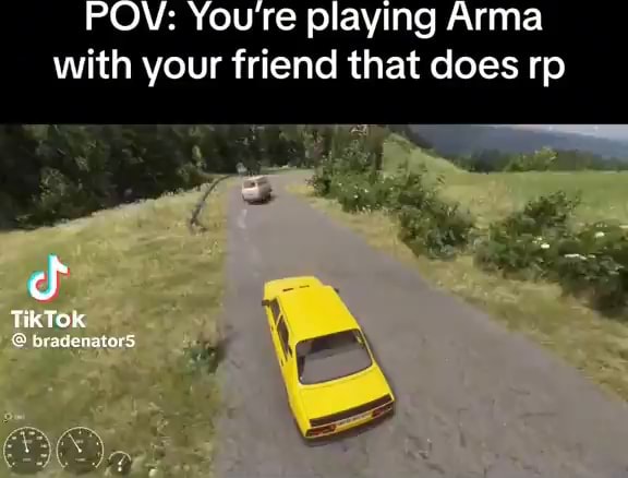 POV: You're playing Arma with your friend that does rp Tik Tok - iFunny