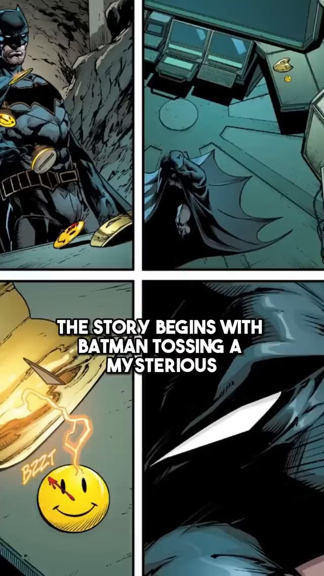 THE STORY BEGINS WITH BATMAN TOSSING A MYSTERIOUS - iFunny