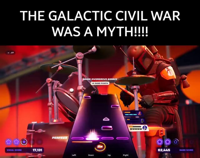THE GALACTIC CIVIL WAR WAS A MYTH - iFunny