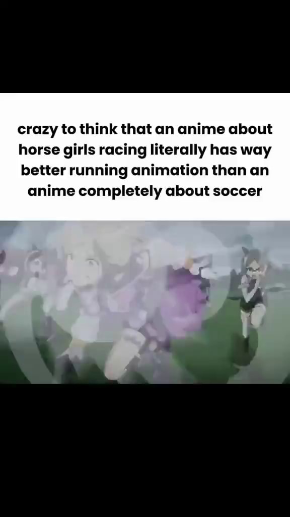 Crazy to think that an anime about horse girls racing literally has way ...