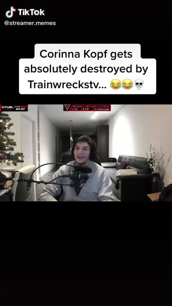 Cf TikTok @streamer.memes Corinna Kopf gets absolutely destroyed by ...