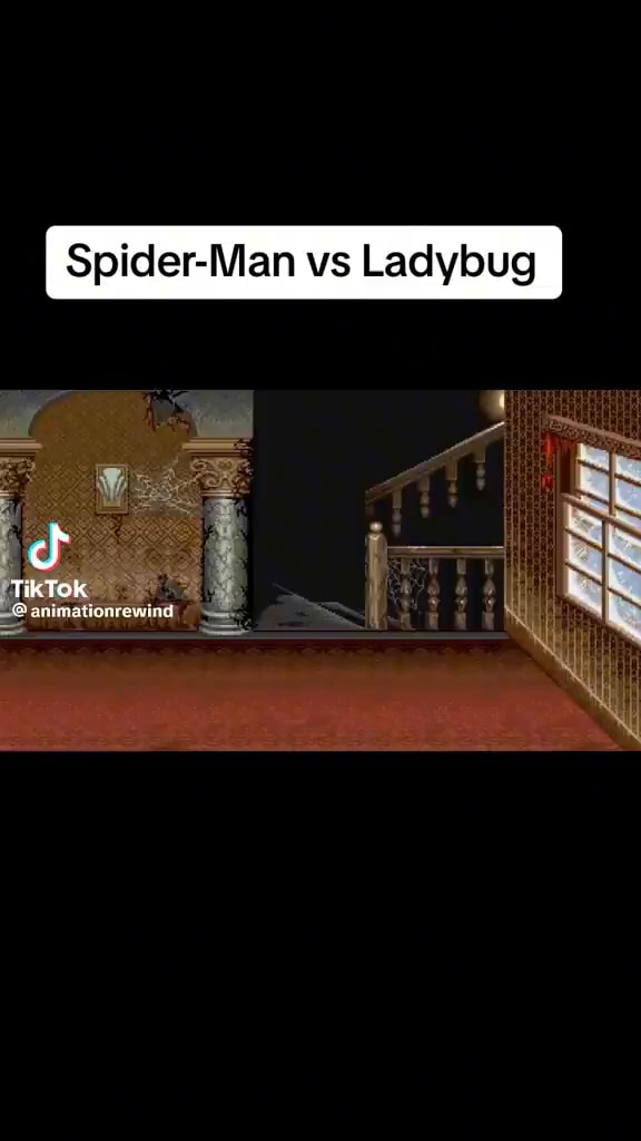 Spider-Man vs Ladybug TikTOK rewind - iFunny