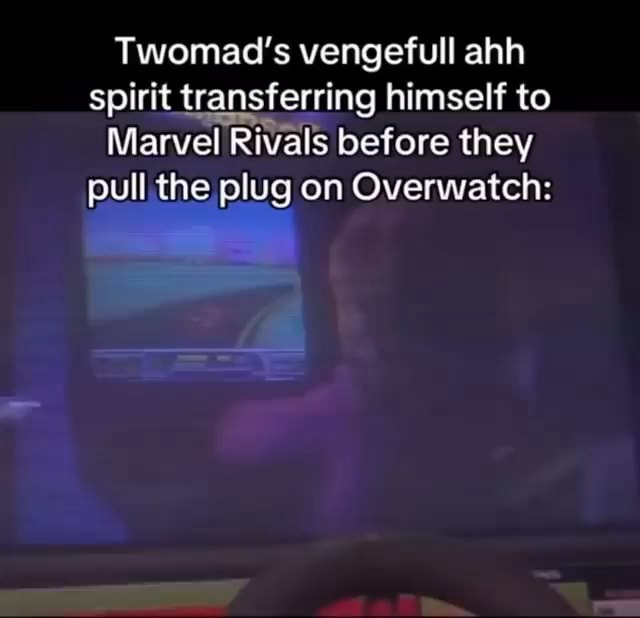Twomad's vengefull ahh spirit transferring himself to Marvel Rivals ...
