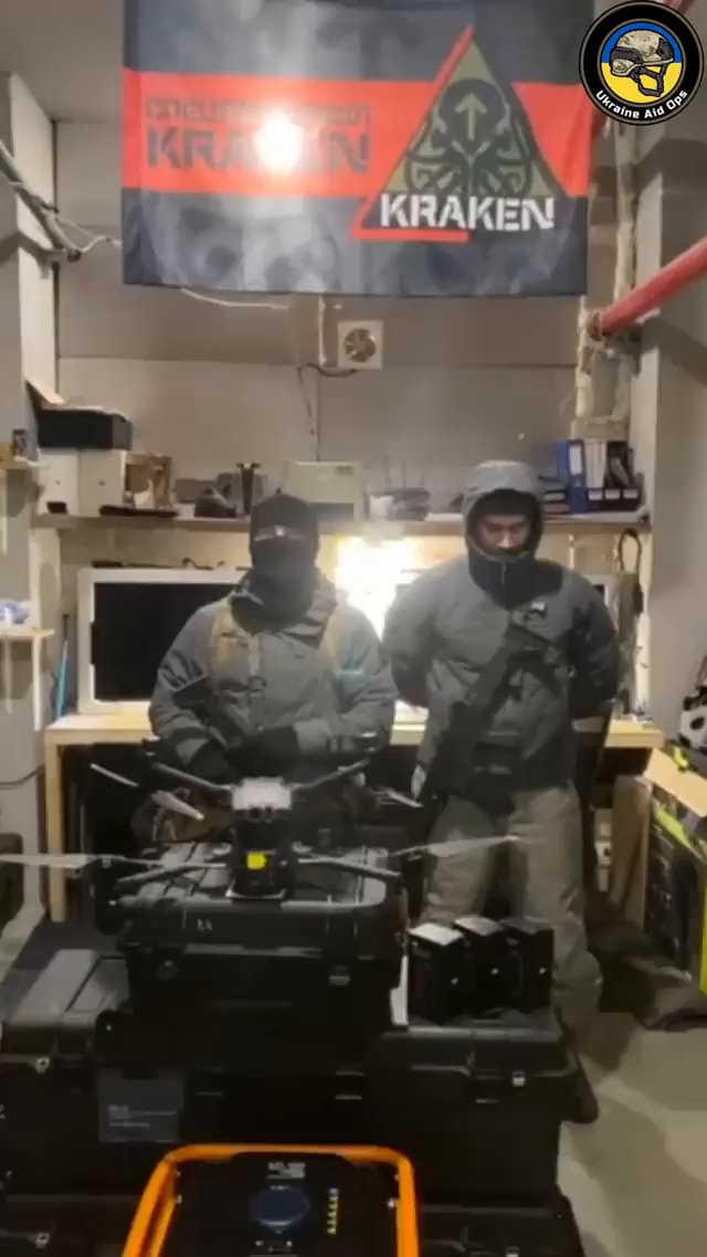 Ukraine Aid Operations Drone support for KRAKEN The Kraken Special unit ...