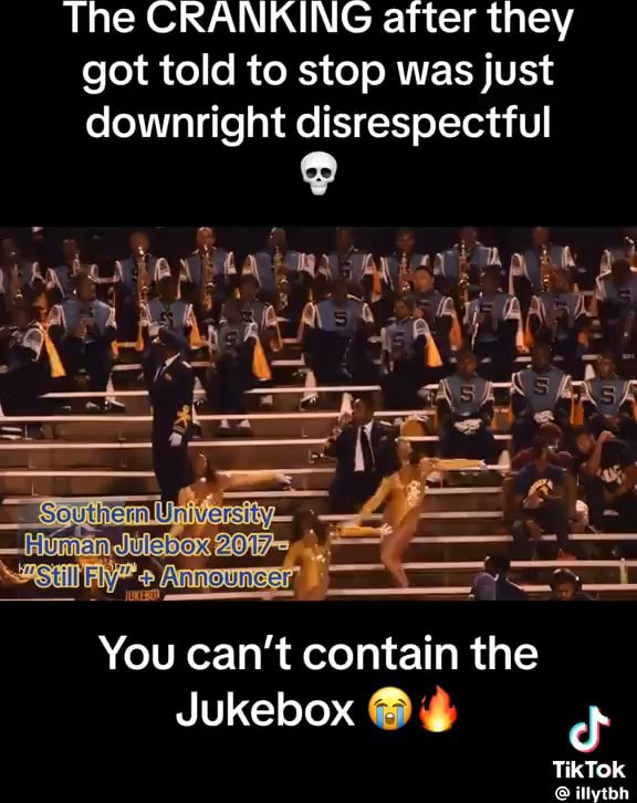 The CRANKING after they got told to stop was just downright ...