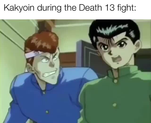 Kakyoin during the Death 13 fight: - iFunny