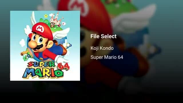 File Select - Super Mario 64 - File Select Koji Kondo Super Mario 64 ...