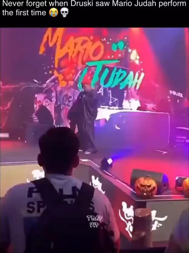 Never forget when Druski saw Mario Judah perform the first time - iFunny